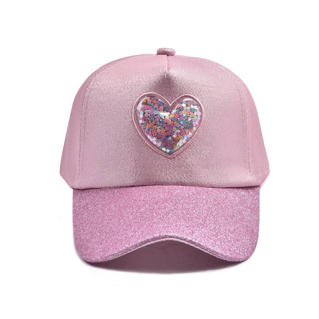 Love Sequined Party Baseball Cap For Children – Accessories Park