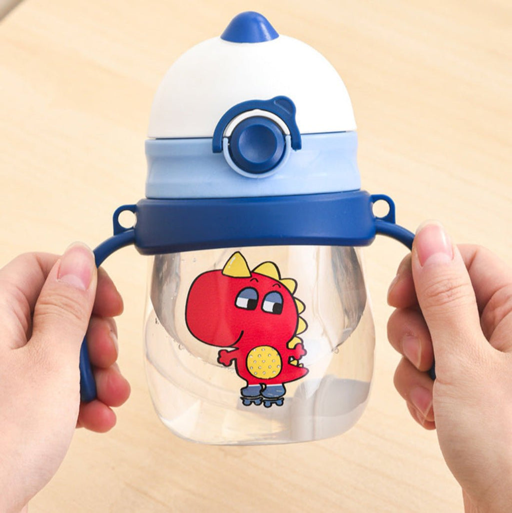 Infant Duckbill Style Straw with Anti-Choking, Anti-Leakage, Gravity B ...